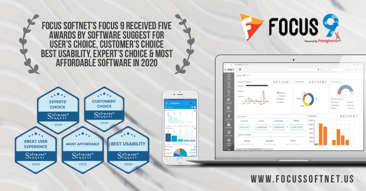 Focus 9 - Cloud Based ERP Software Solution